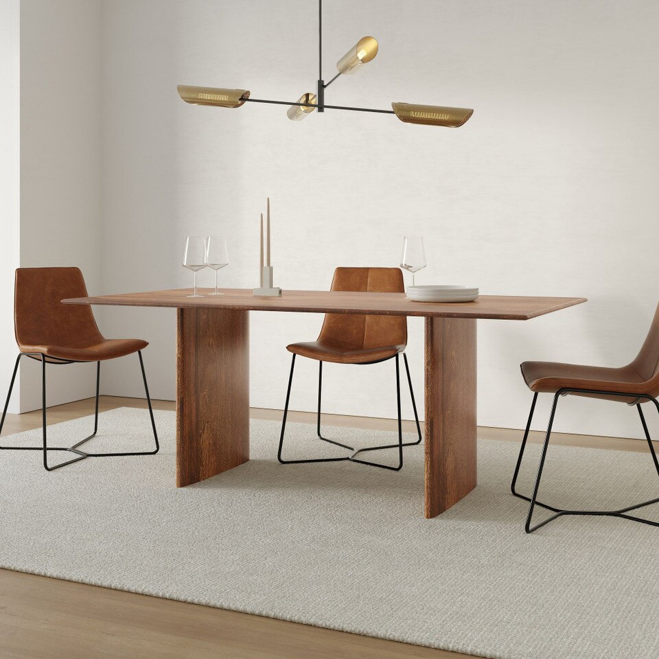 Anton Solid Wood Dining Table (183 cm) - West Elm UK